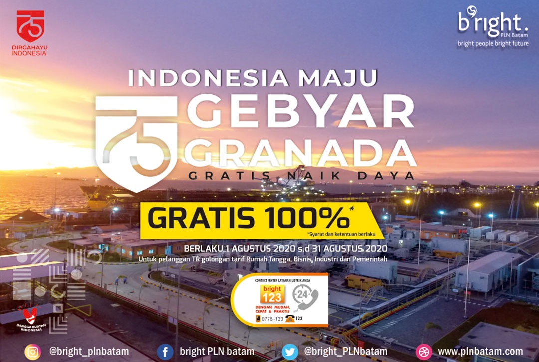 Warga Batam, Program Gratis Naik Daya Dari bright PLN Batam Tinggal ...